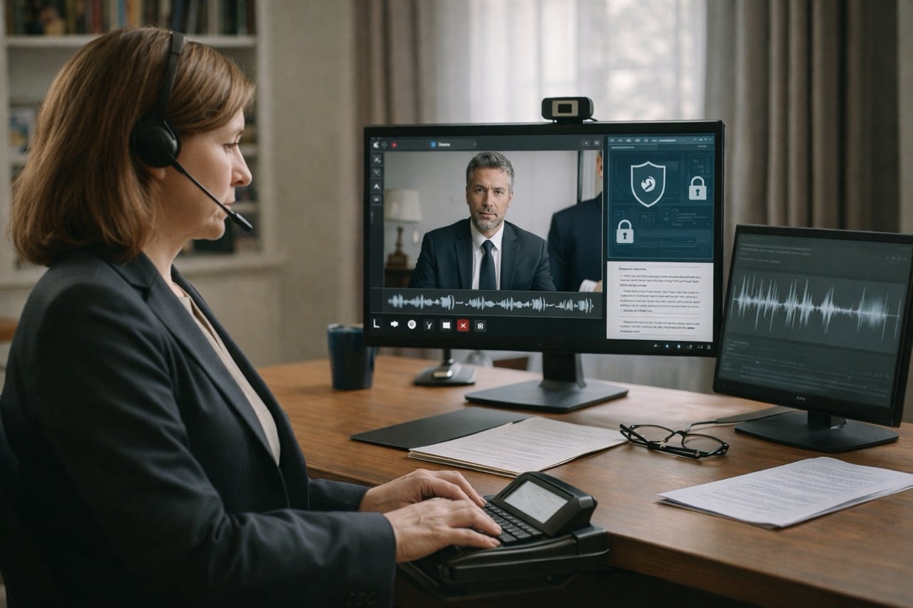 What Court Reporters Do During a Remote Deposition | CourtScribes